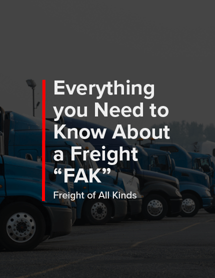 Everything You Need To Know About A Freight "FAK" - NTG, Formerly ...