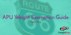 Auxiliary Power Units (APU) Exemption Guide for Truckload Freight